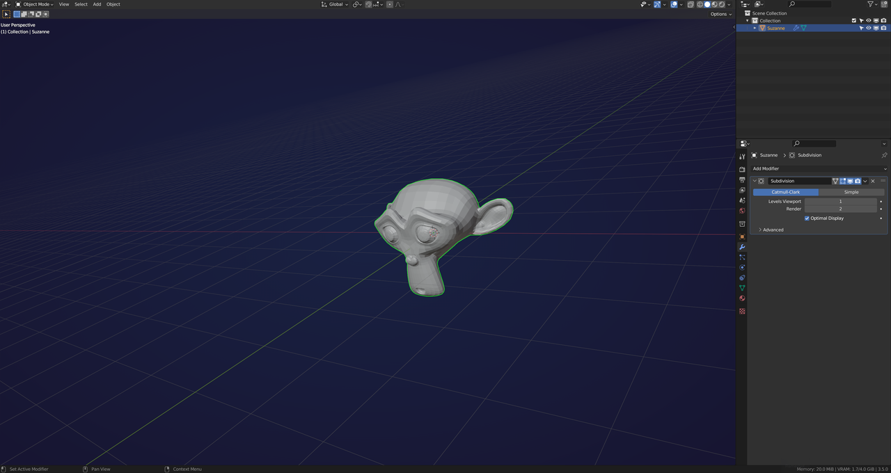 Subdivision Surface CG Cookie