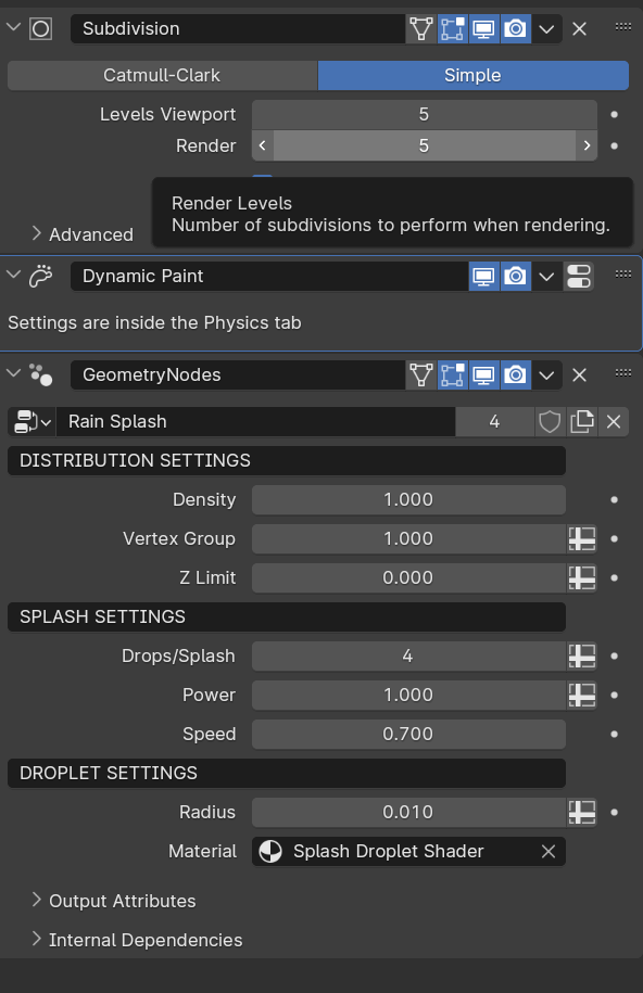 Dynamic Paint Not Rendering CG Cookie