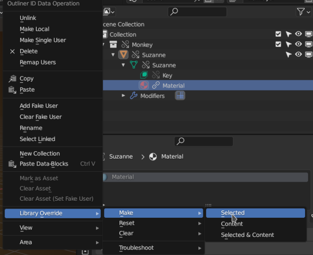 Linking characters and library overrides - CG Cookie
