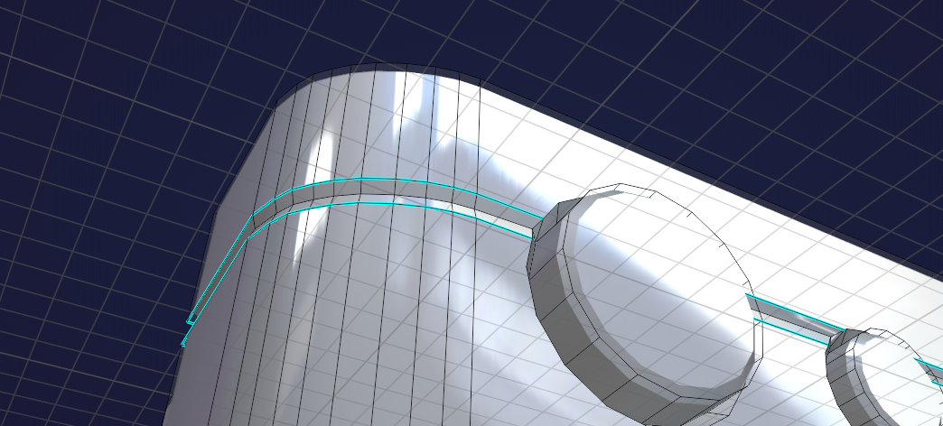 weird seam in the console - CG Cookie