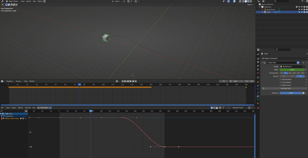 How Follow Path Object Movement Start From Specific Frame Cg Cookie 