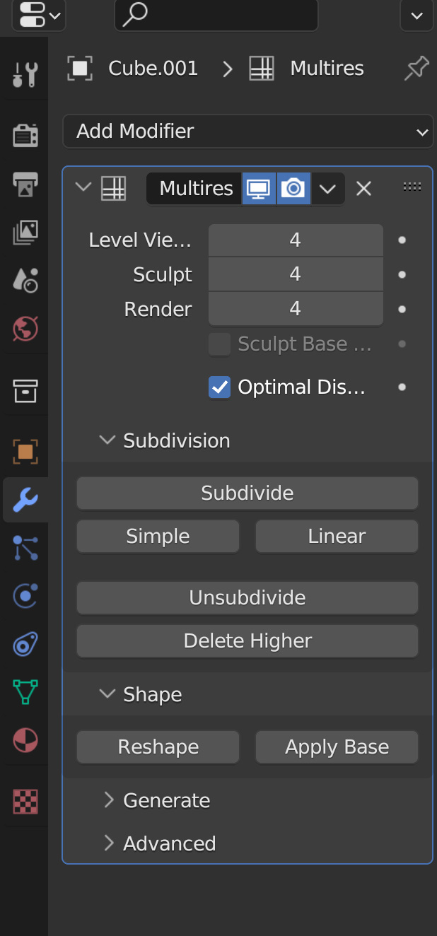 Decimate & Multiresolution Modifier: Reshape - Why is it looking like this? - CG Cookie
