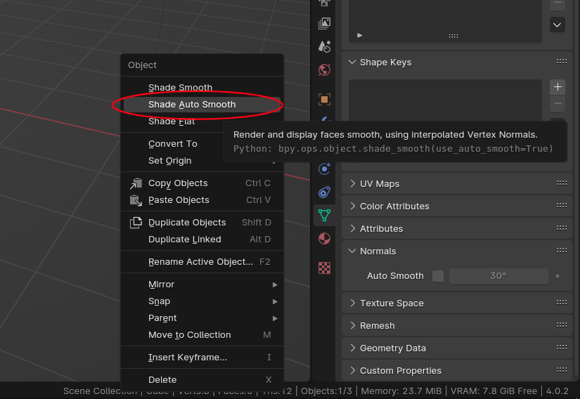 -update- Auto Smooth_Blender 4.0+ - CG Cookie
