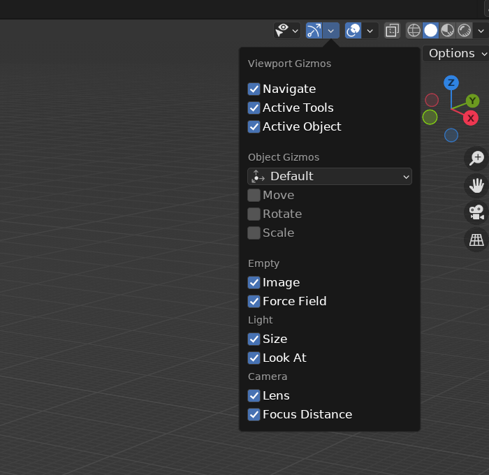 Turn ON/OFF Move, Rotate and Scale Gizmos - Shortcut - CG Cookie