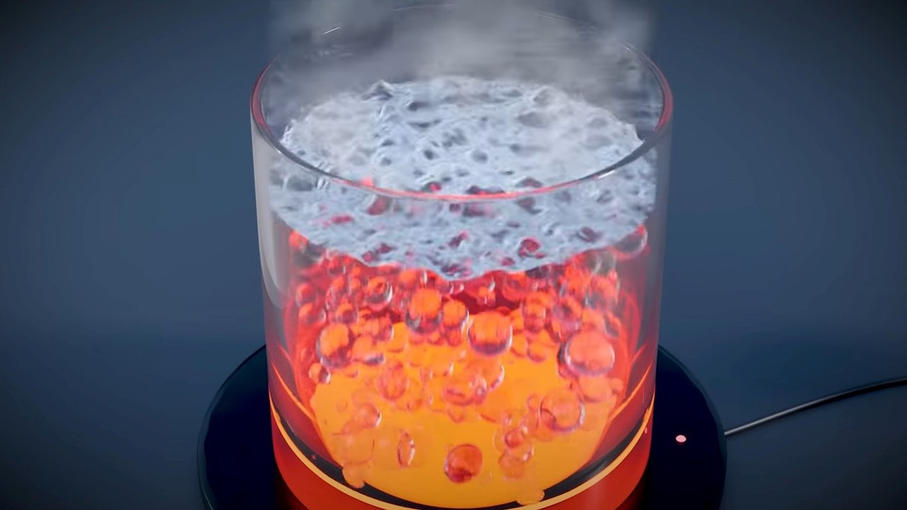 Beaker With Hot Water