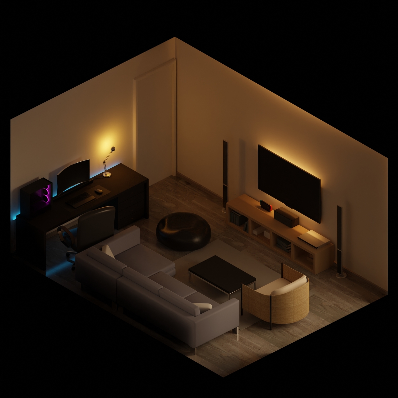 My little living room - CG Cookie
