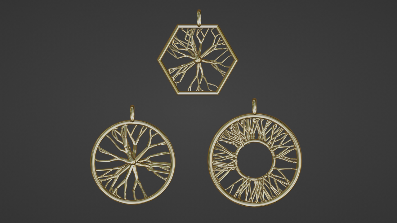 Pendants made with geometry nodes - CG Cookie