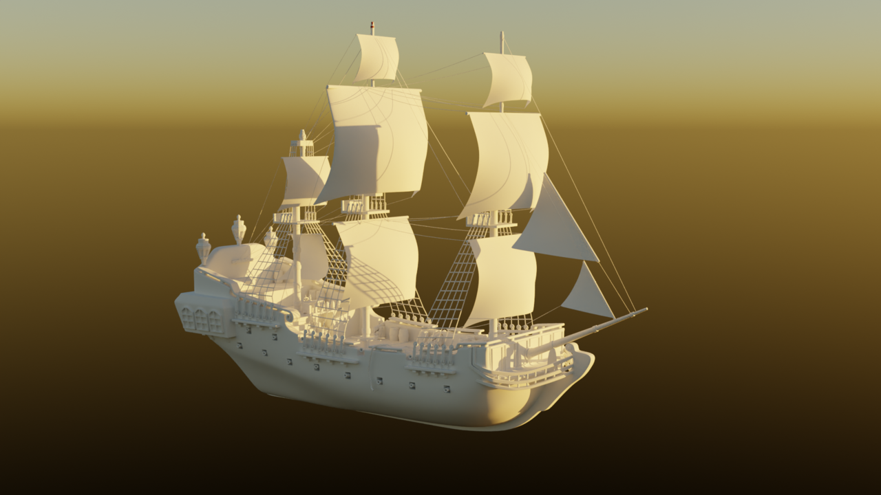 fantasy-ship - CG Cookie