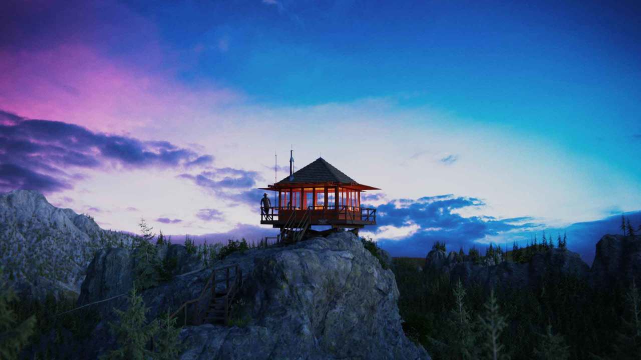 Grouse Tail Ridge Fire Lookout - CG Cookie