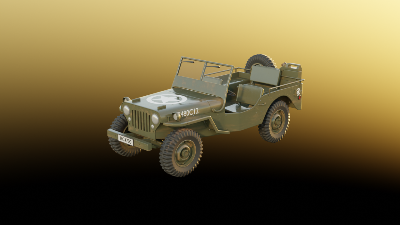 willys jeep - CG Cookie