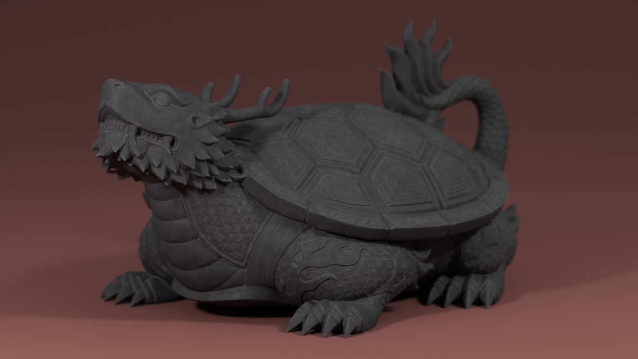 Dragon Turtle Sculpt - CG Cookie