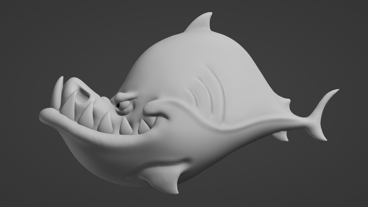 MY SHARK SCULPT. - CG Cookie