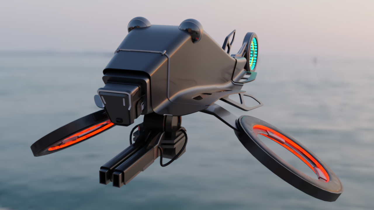 SCI FI DRONE - CG Cookie