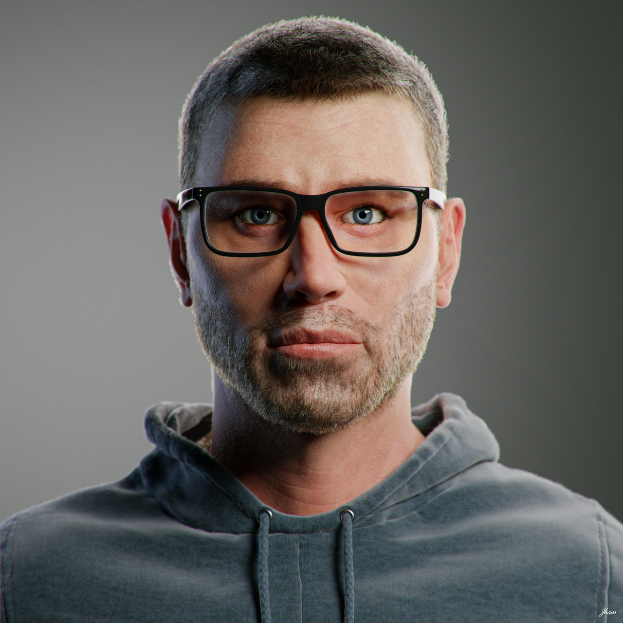 Calvin - Realistic CG Human - CG Cookie