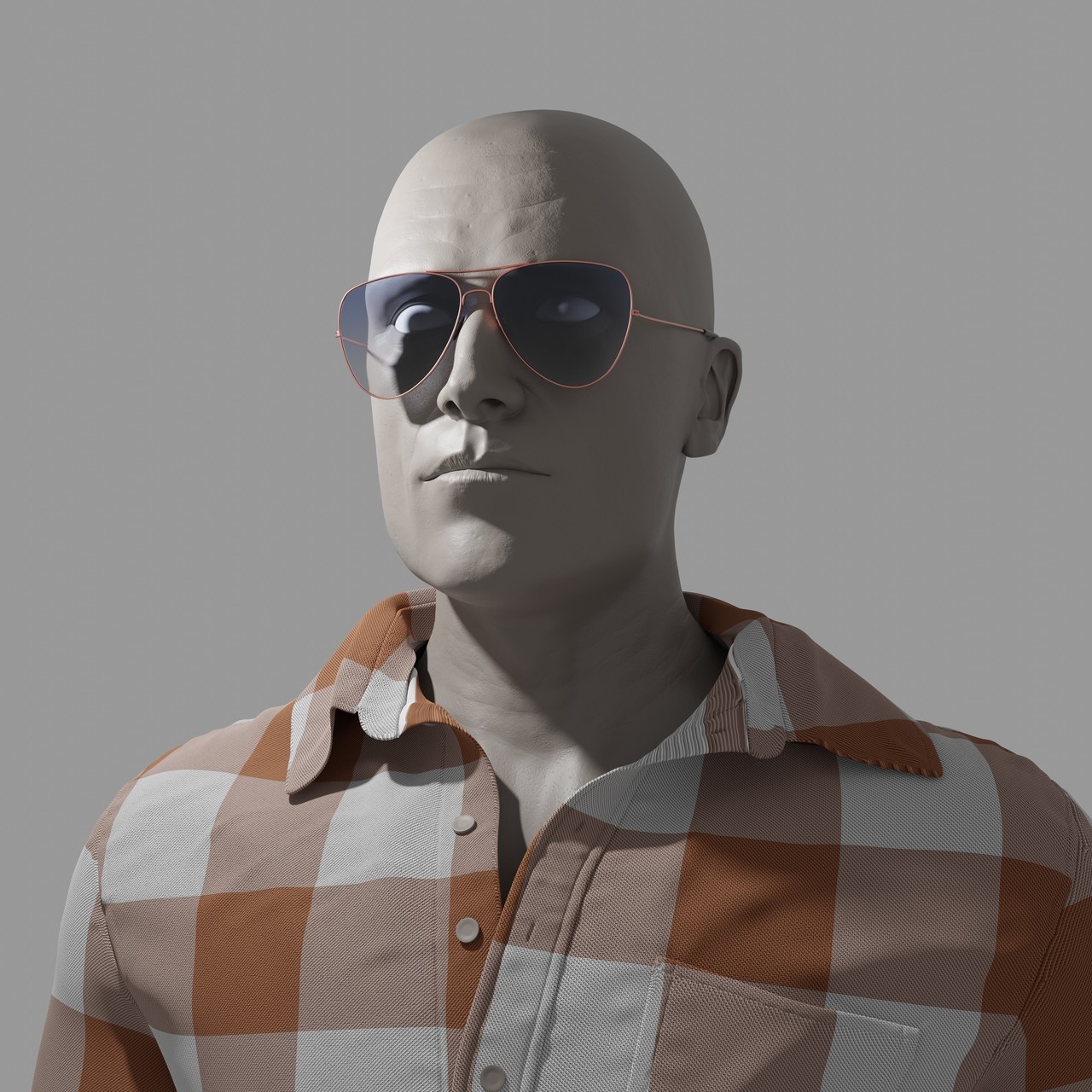 Human Self Portrait - CG Cookie