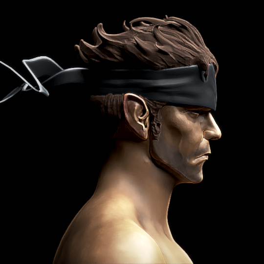 Metal Gear Solid 1 - Solid Snake - CG Cookie
