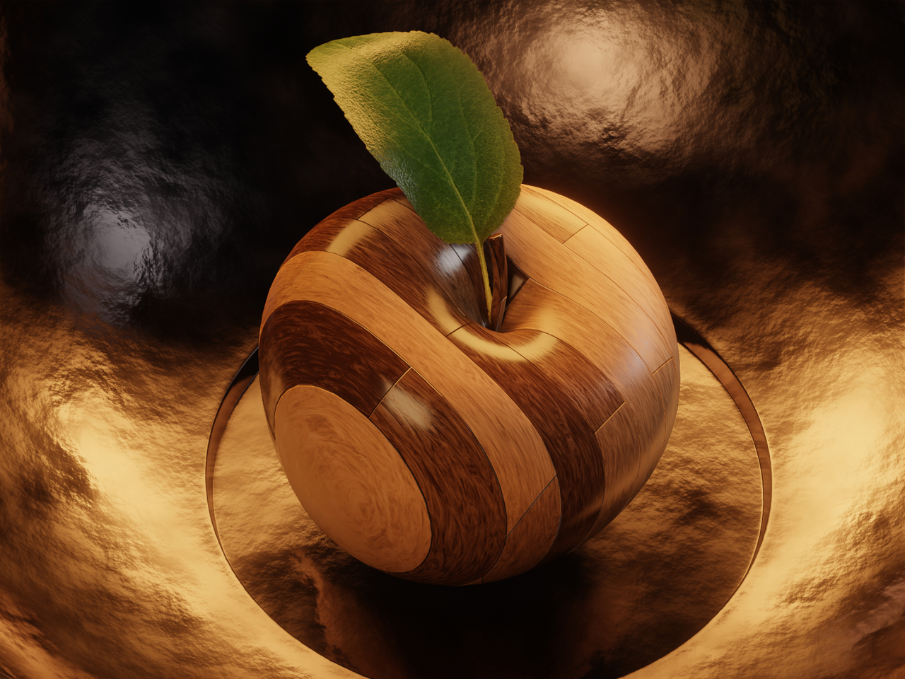 Wooden Apple Cg Cookie