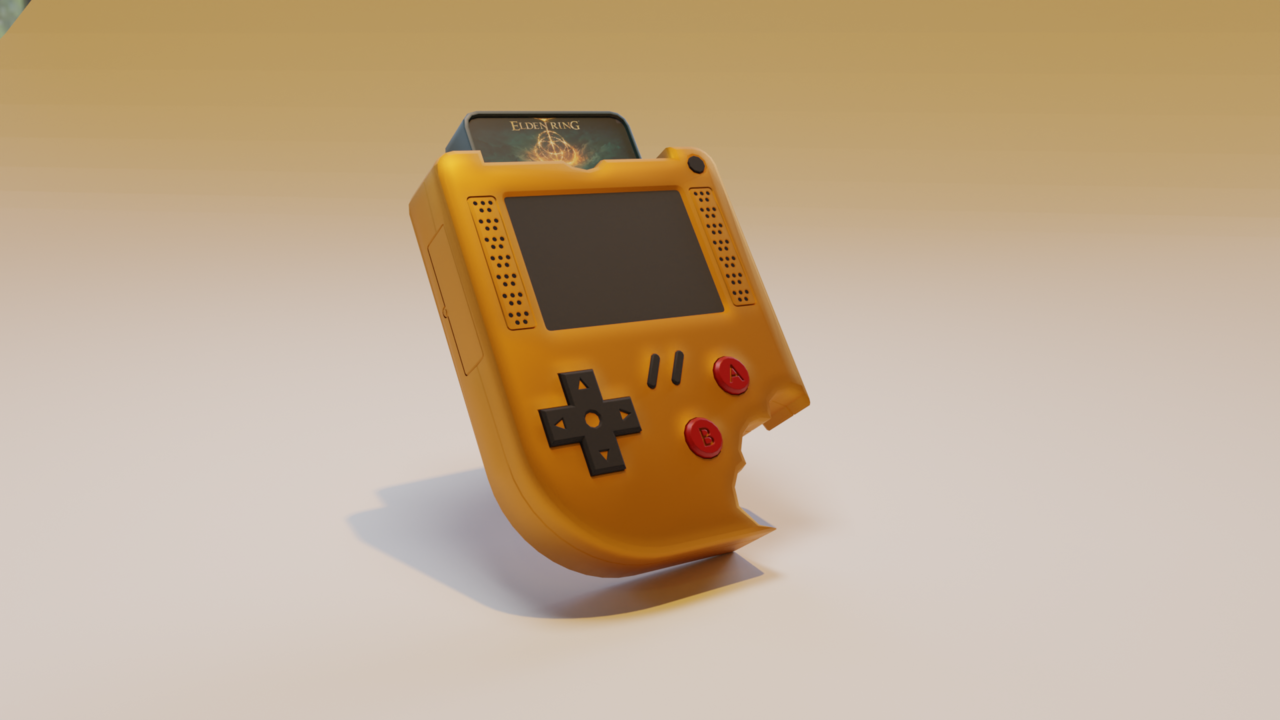 My lower polly version of: Press Start course ! - CG Cookie