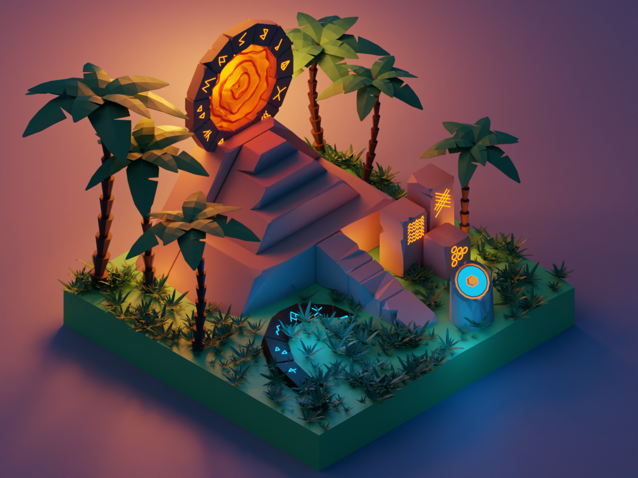Ancient Portal - CG Cookie