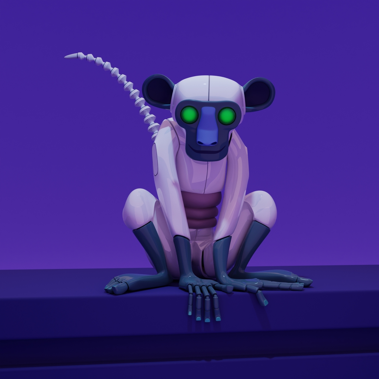 Robot Monkey Cg Cookie