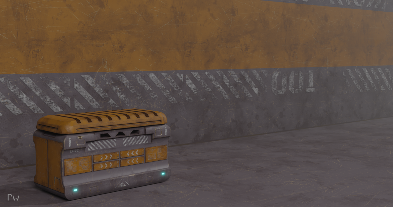 SciFi Crate - CG Cookie