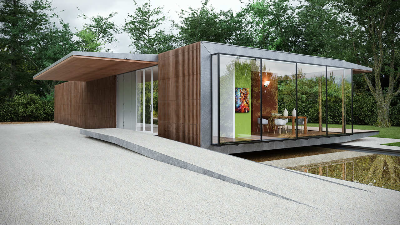 Exterior Villa visualization - CG Cookie