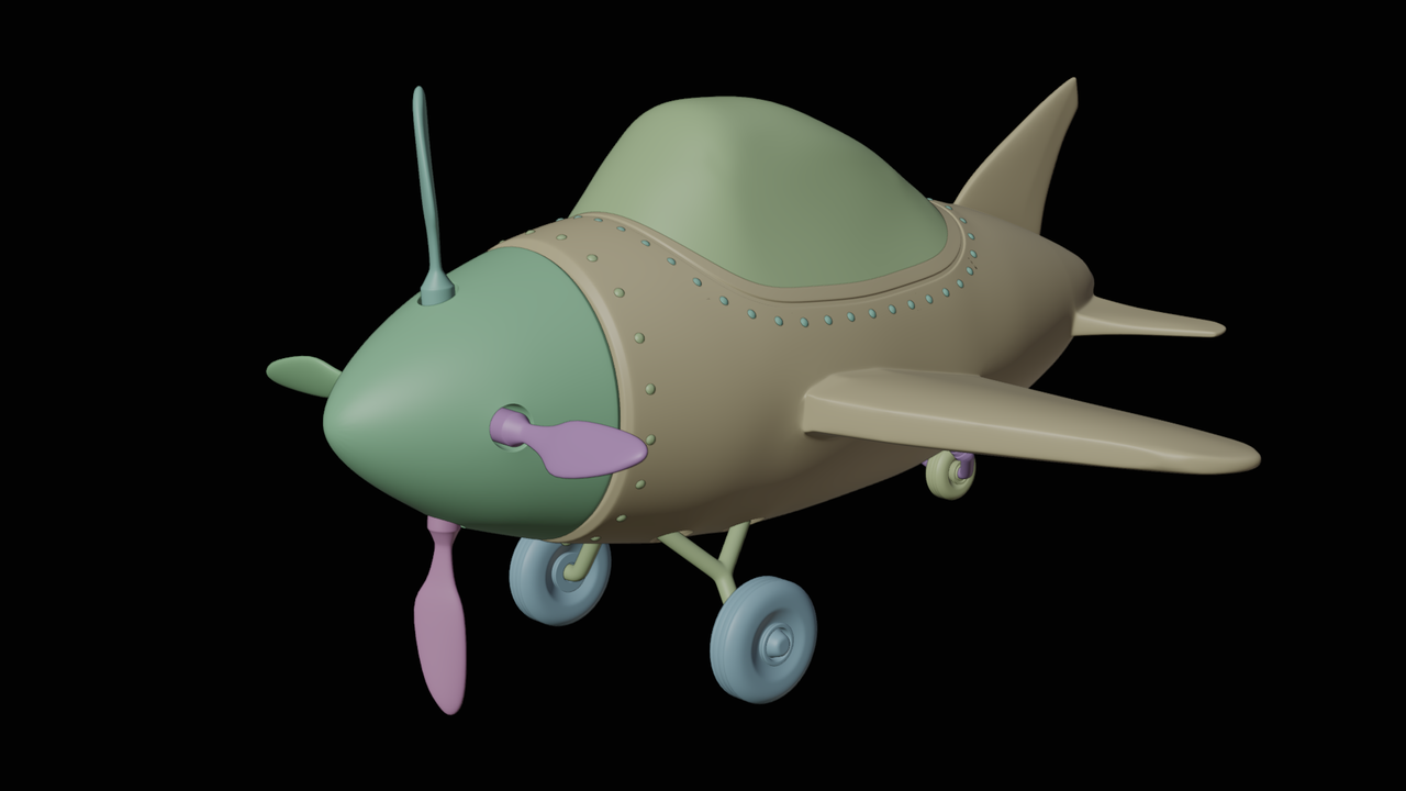 Hard Surface Airplane Course - CG Cookie