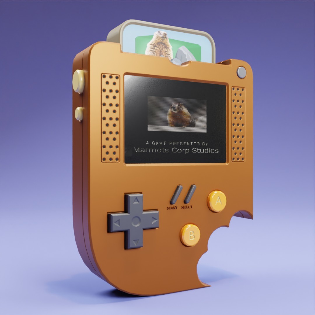 PRESS START course final render - CG Cookie