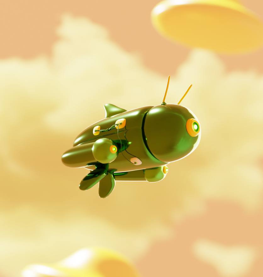 Insect spaceships - CG Cookie