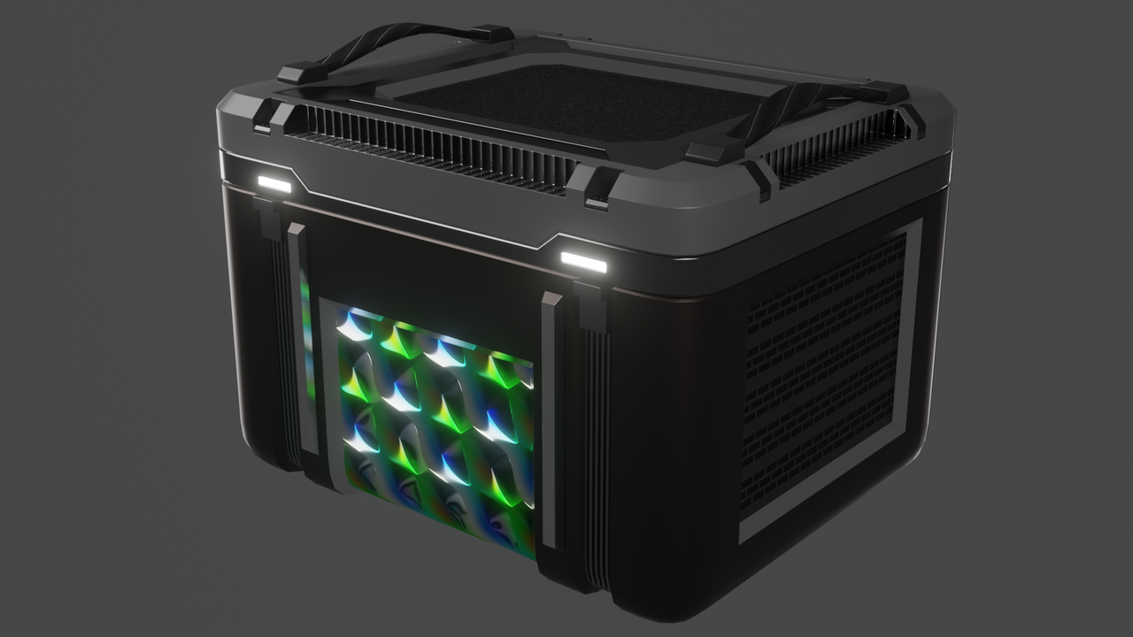 Internet Outage SciFi Crate - CG Cookie