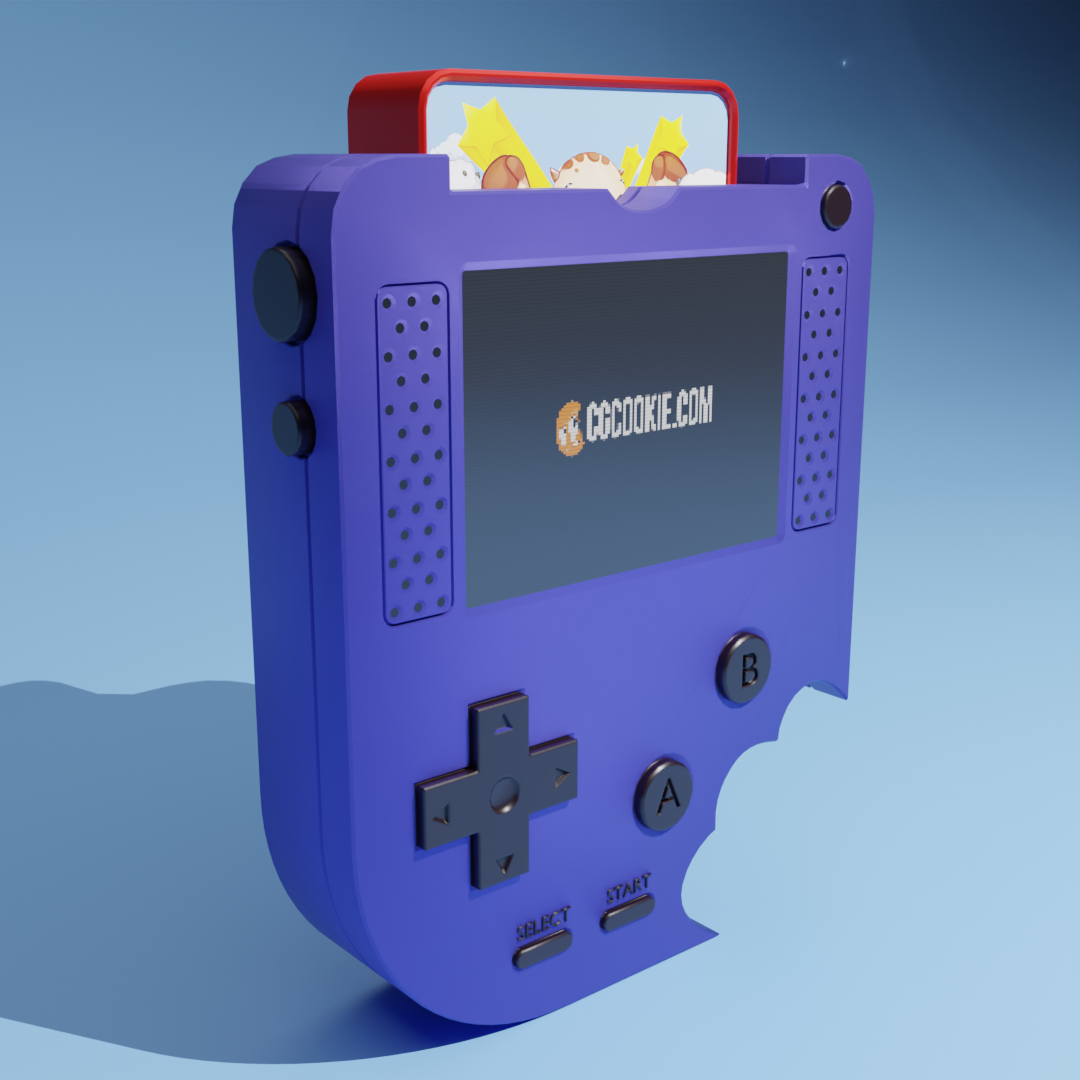 Game Boy from press start course - CG Cookie