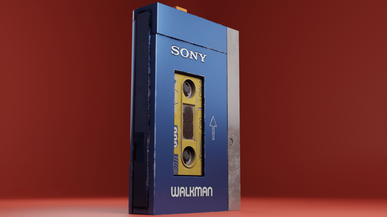 Sony Walkman - CG Cookie