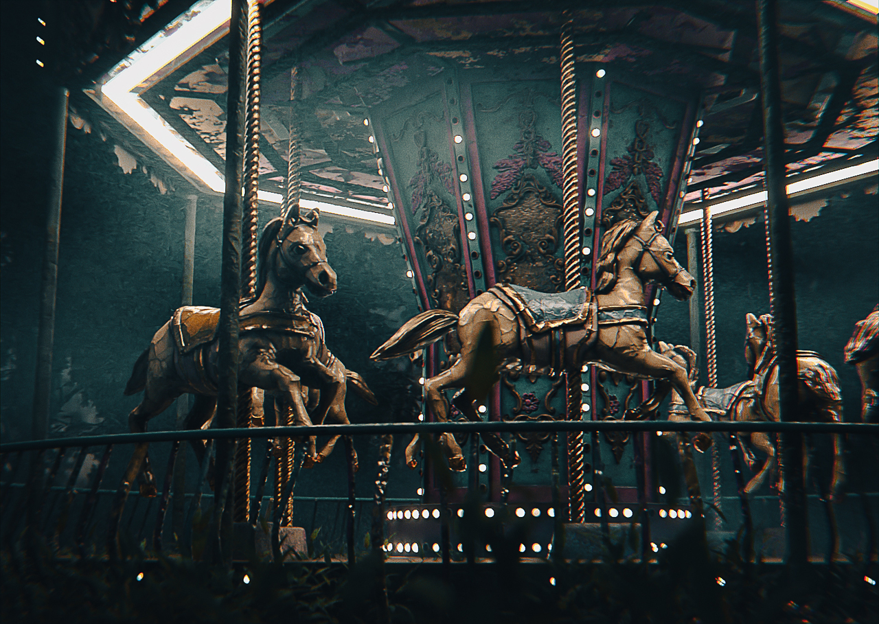 Spooky carousel - CG Cookie
