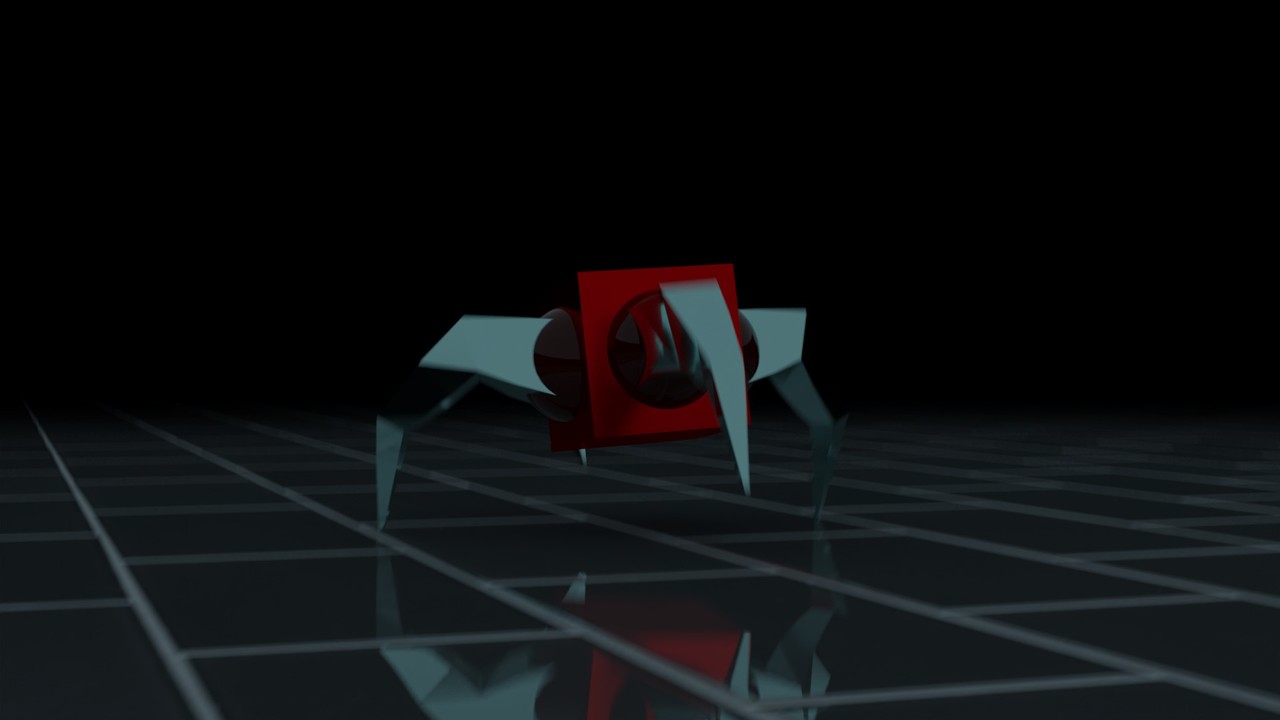 Hard Surface Creature Walking - CG Cookie