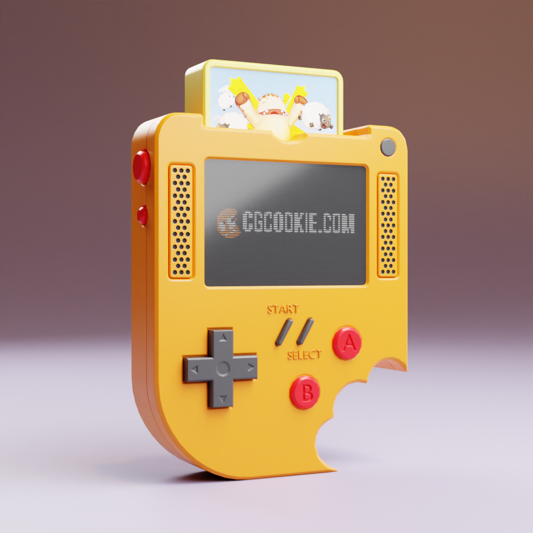 Press Start's Game Console - First Finished Model - CG Cookie