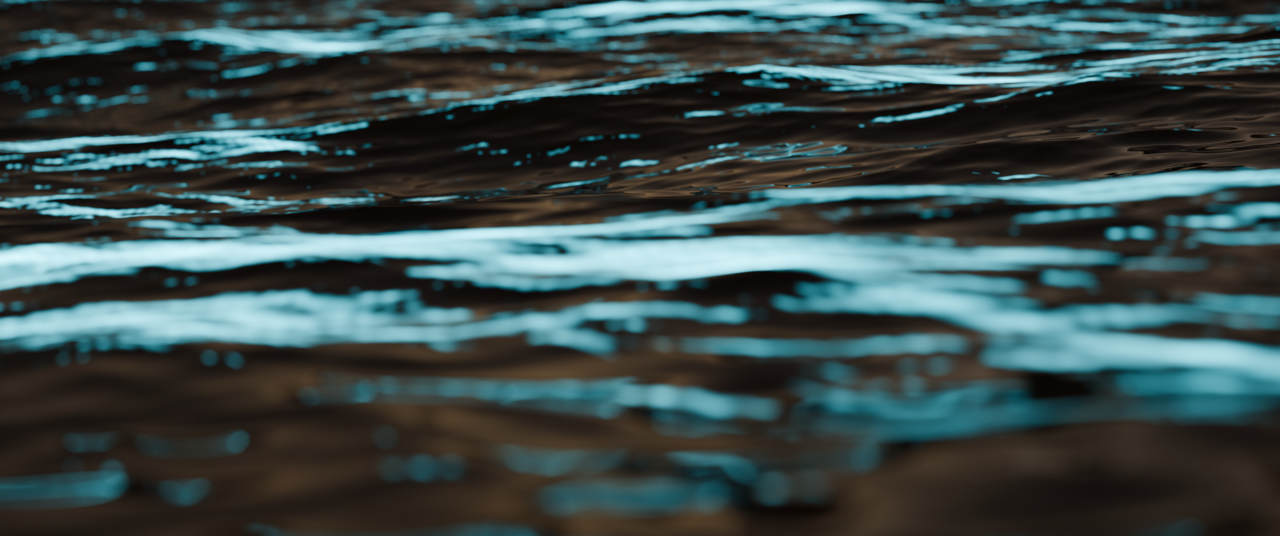 Glowing Ocean - CG Cookie