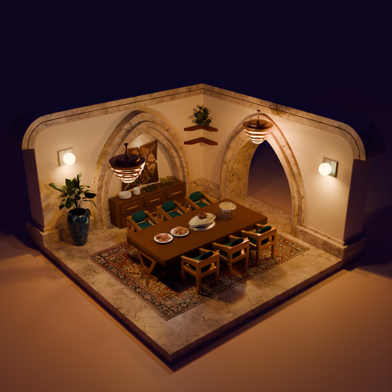 Breakfast at Dusk - CG Cookie