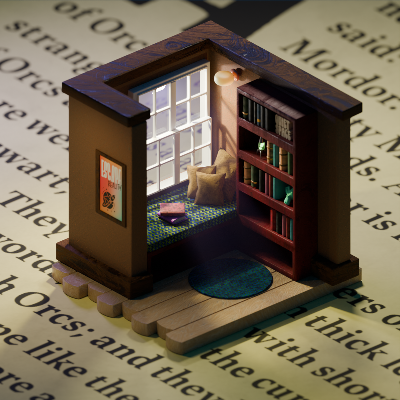 The Book Nook - CG Cookie