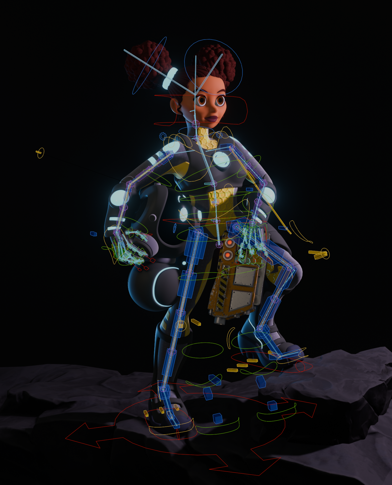 Final Luna RIG - CG Cookie