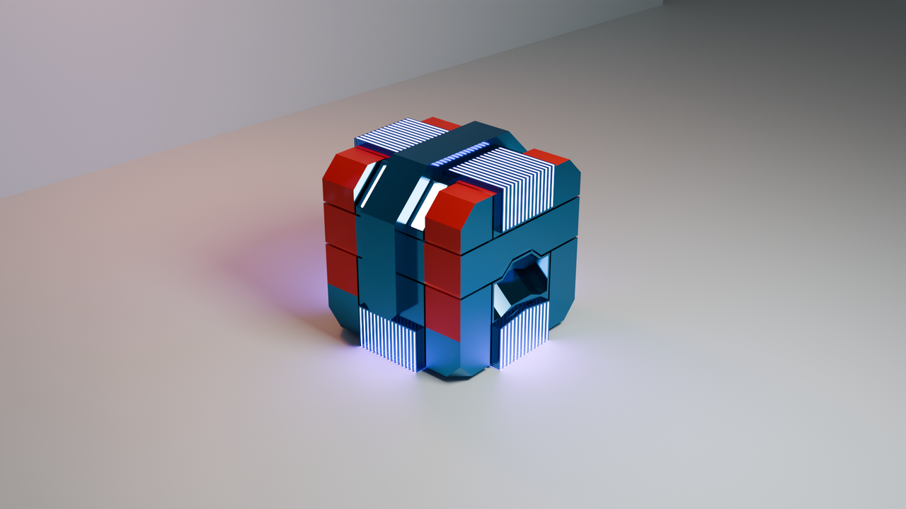 Scifi Cube Cg Cookie