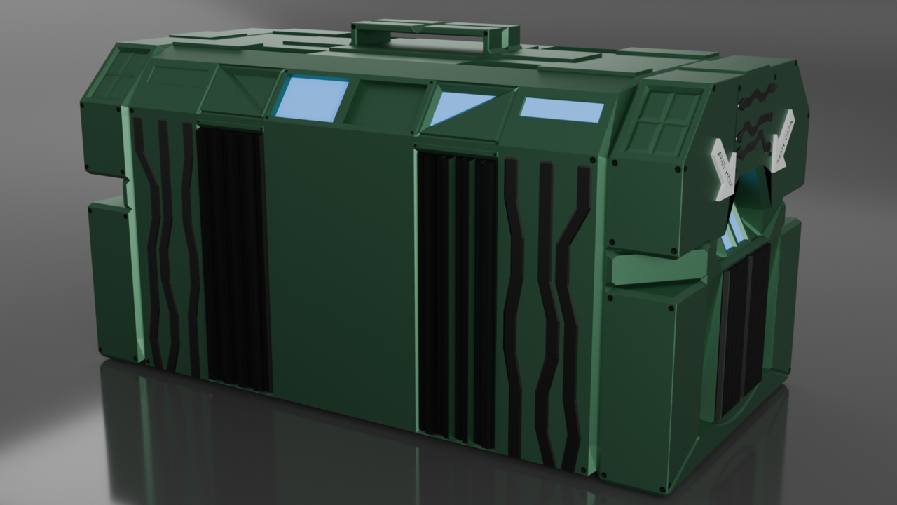 SciFi Crate - CG Cookie