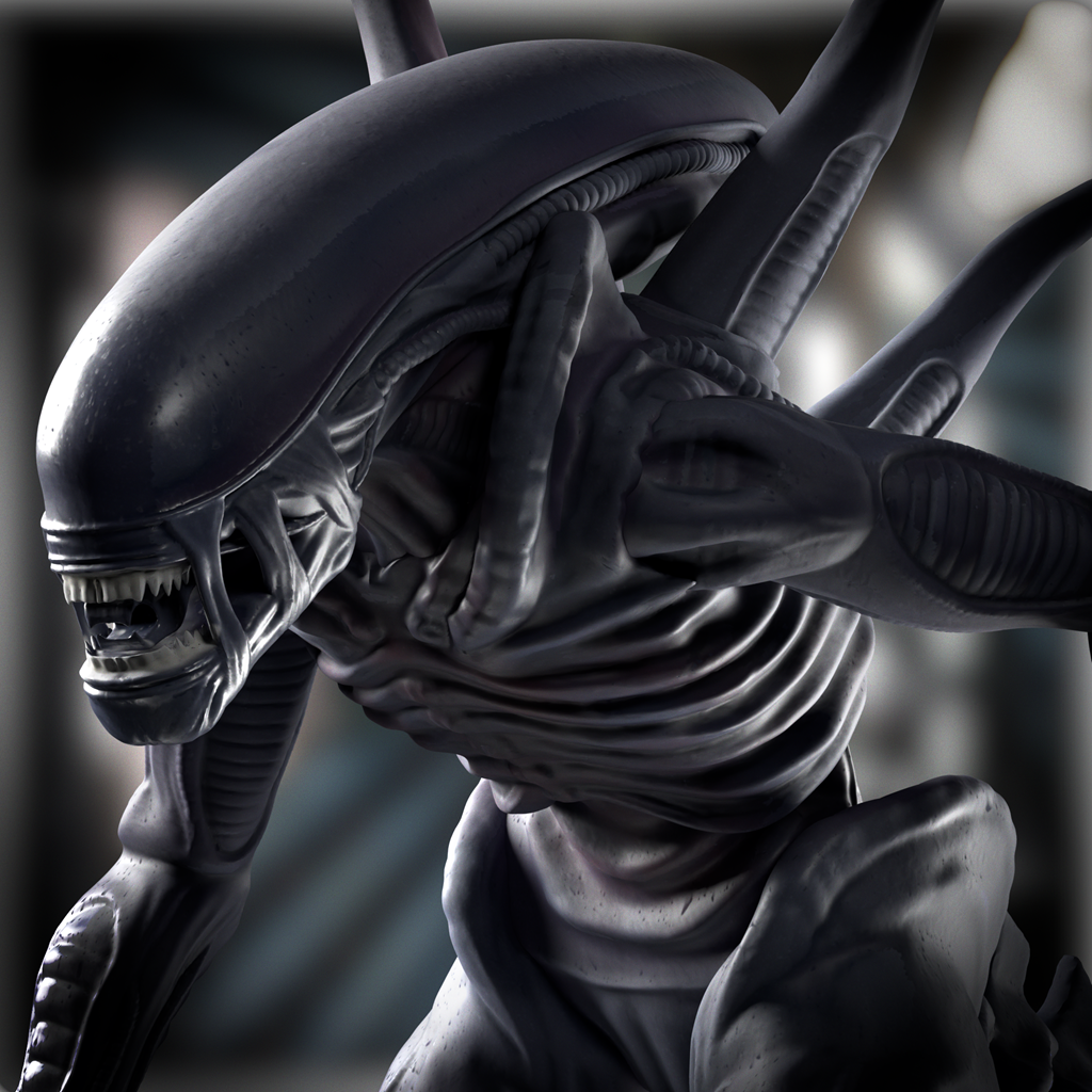 Xenomorph Texturing Project | Dungeons & Starships - CG Cookie