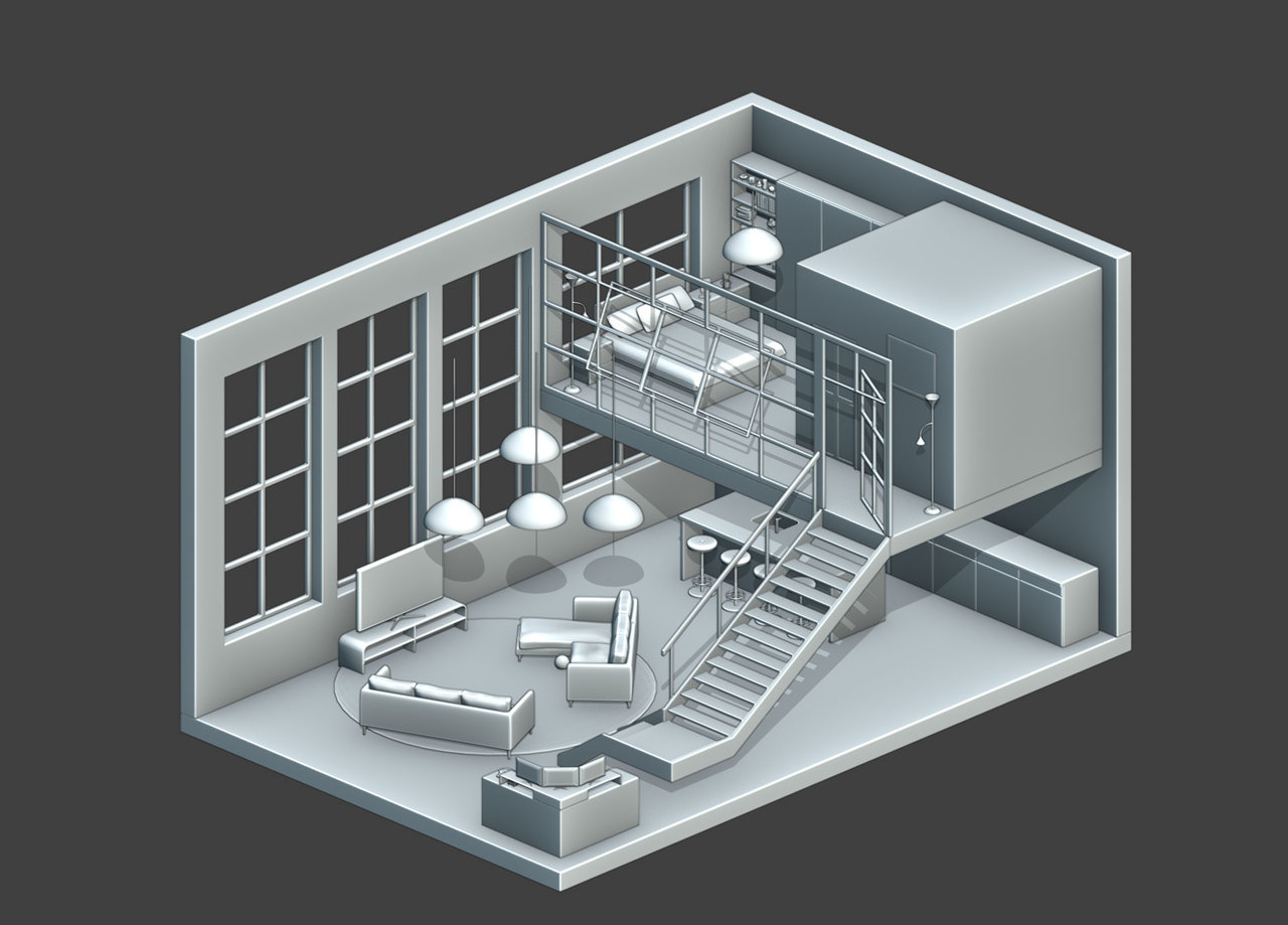CORE - Loft Apartment - CG Cookie