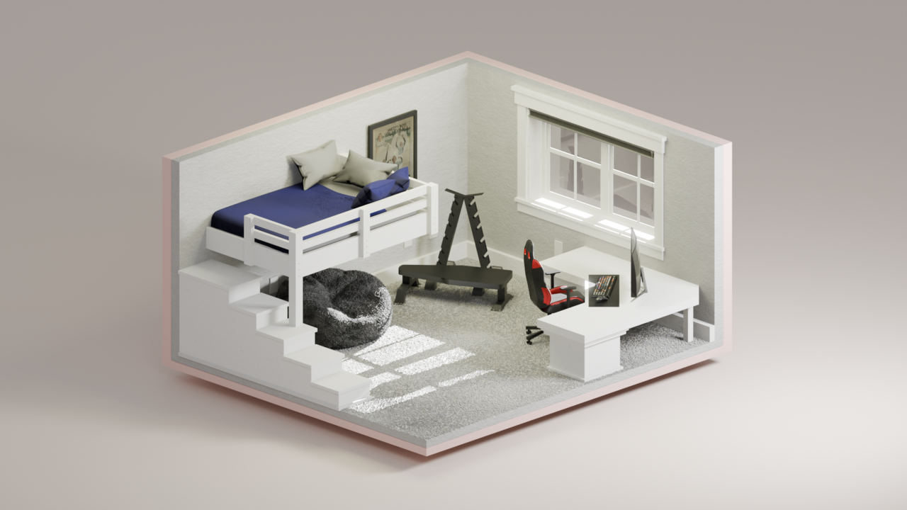 Isometric Room - CG Cookie