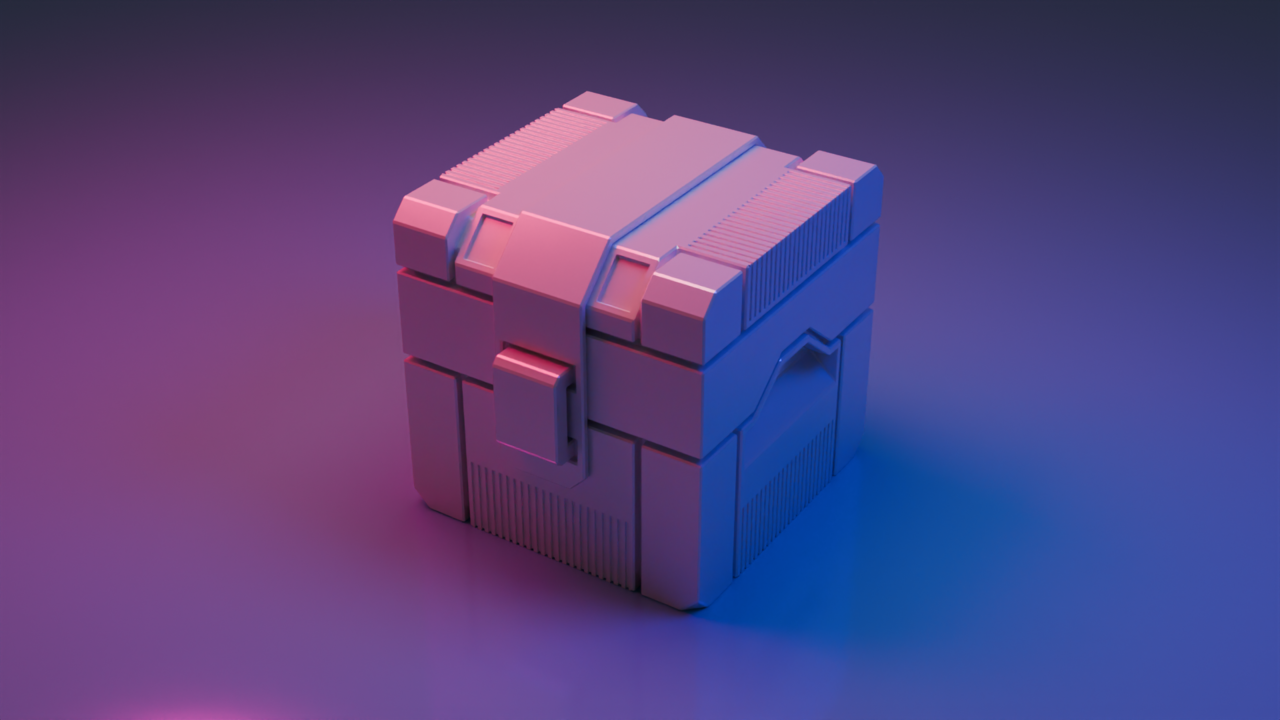 Sci-Fi Crate - CG Cookie