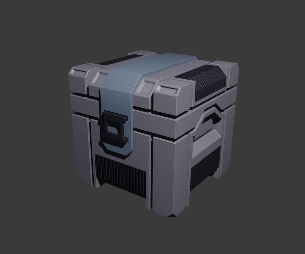 scifi crate - CG Cookie