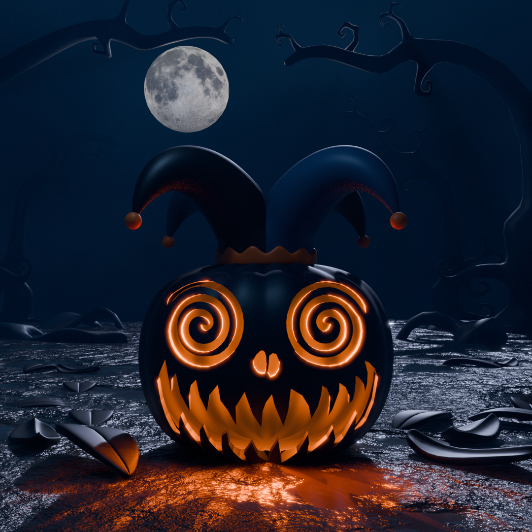 Forest Jester Pumpkin - CG Cookie