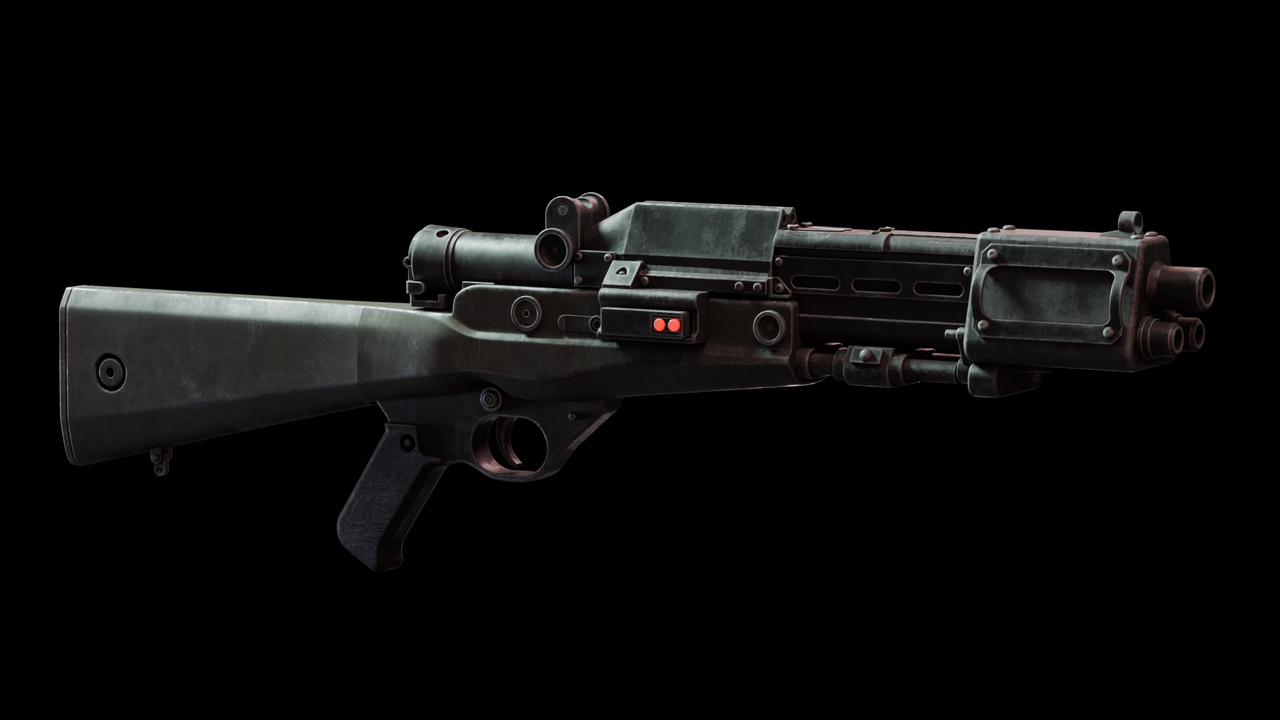 Imperial TL-50 Blaster | Texturing project - CG Cookie