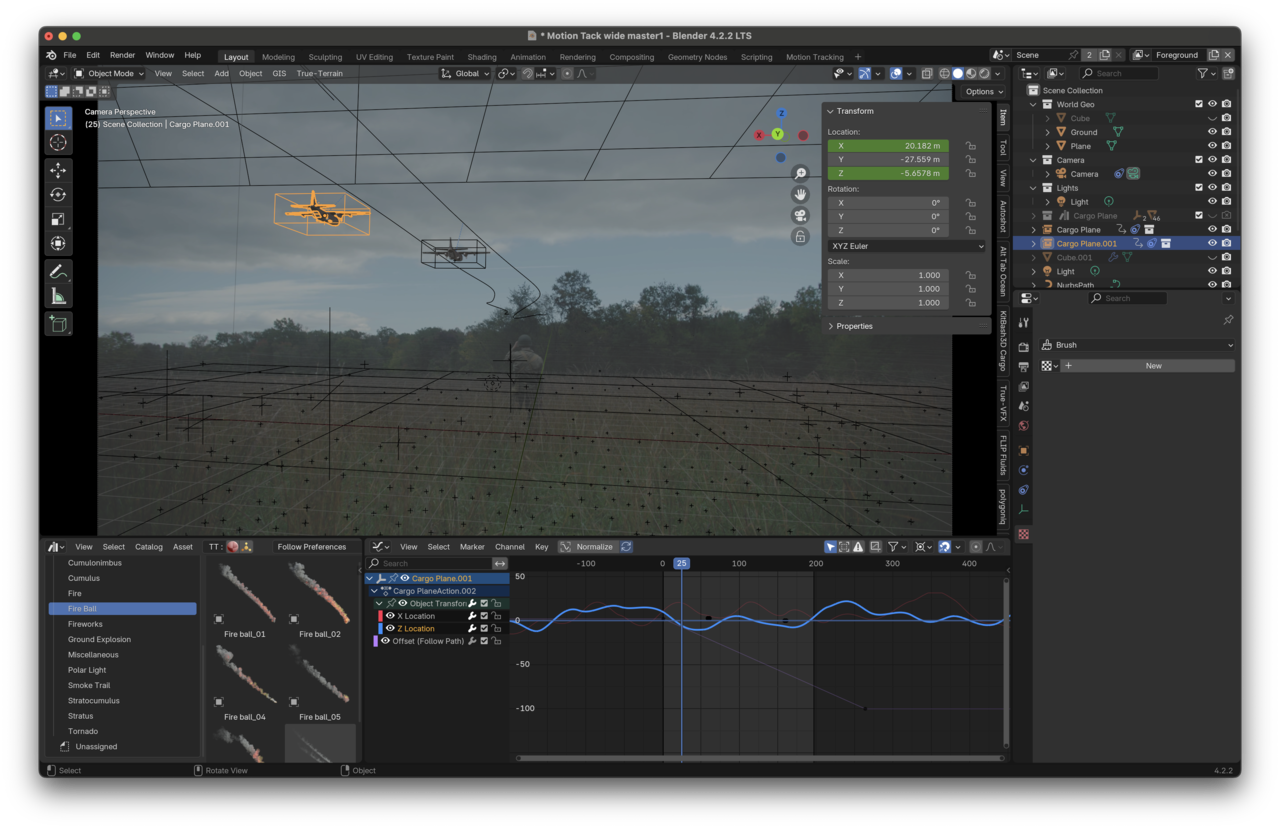 Aircraft Fly Over VFX - CG Cookie