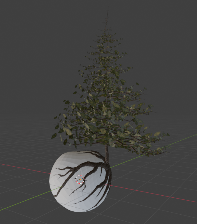 Geonode Tree And Root System - CG Cookie
